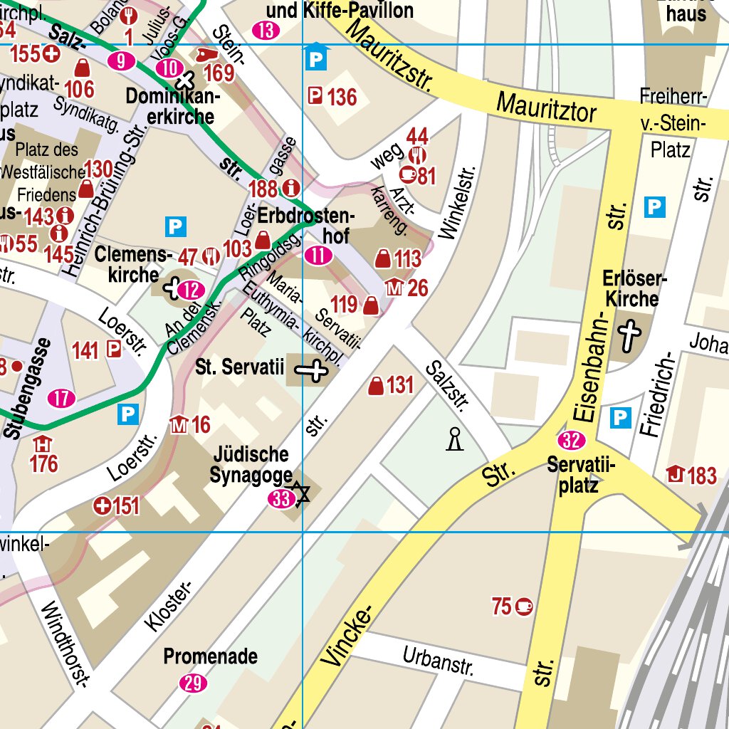 Citymap Muenster 2022 Map by Reise Know-How Verlag Peter Rump GmbH ...