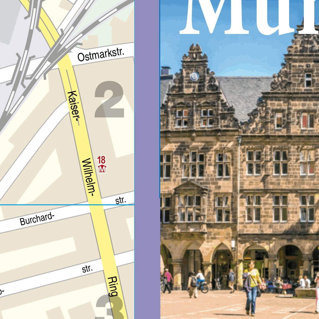 Citymap Muenster 2024 Map by Reise Know-How Verlag Peter Rump GmbH ...