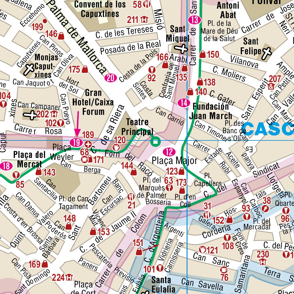 Citymap Palma de Mallorca 2019 Map by Reise Know-How Verlag Peter Rump ...