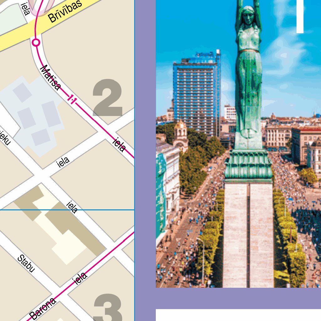 Citymap Riga 2020 Map by Reise Know-How Verlag Peter Rump GmbH | Avenza ...