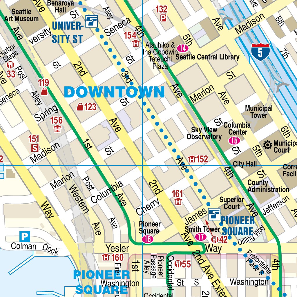 Citymap Seattle 2020 Map by Reise Know-How Verlag Peter Rump GmbH ...