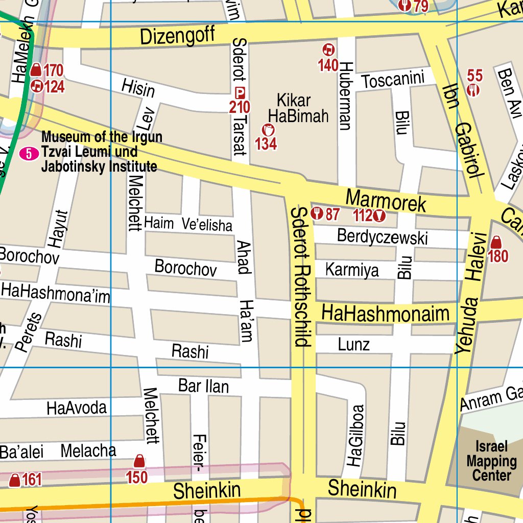 Citymap Tel Aviv 2019 Map by Reise Know-How Verlag Peter Rump GmbH | Avenza Maps