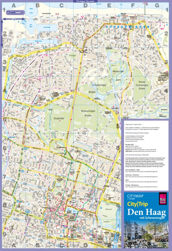 Citymap The Hague 2022 Map by Reise Know-How Verlag Peter Rump GmbH ...