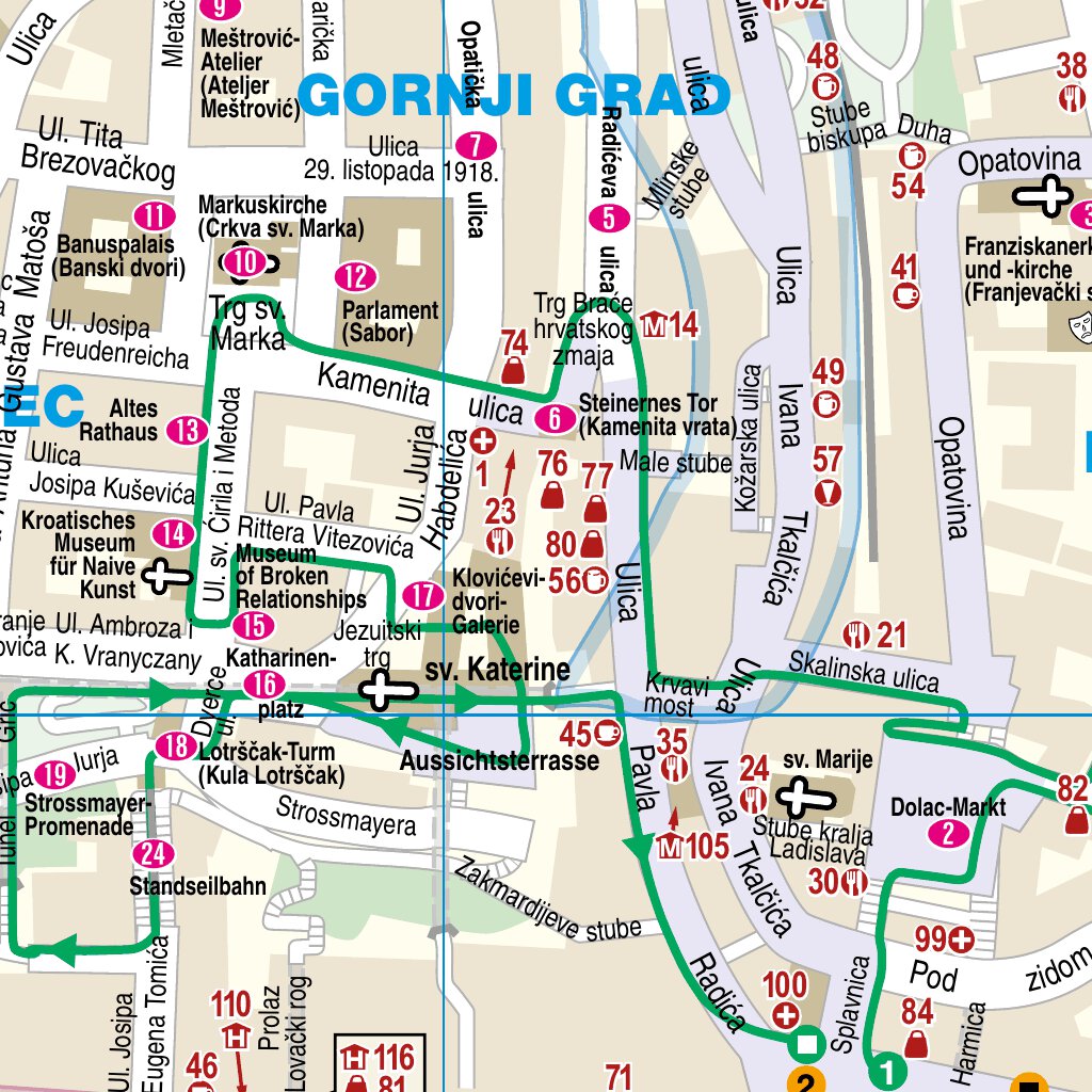 Citymap Zagreb 2024 Map by Reise Know-How Verlag Peter Rump GmbH ...