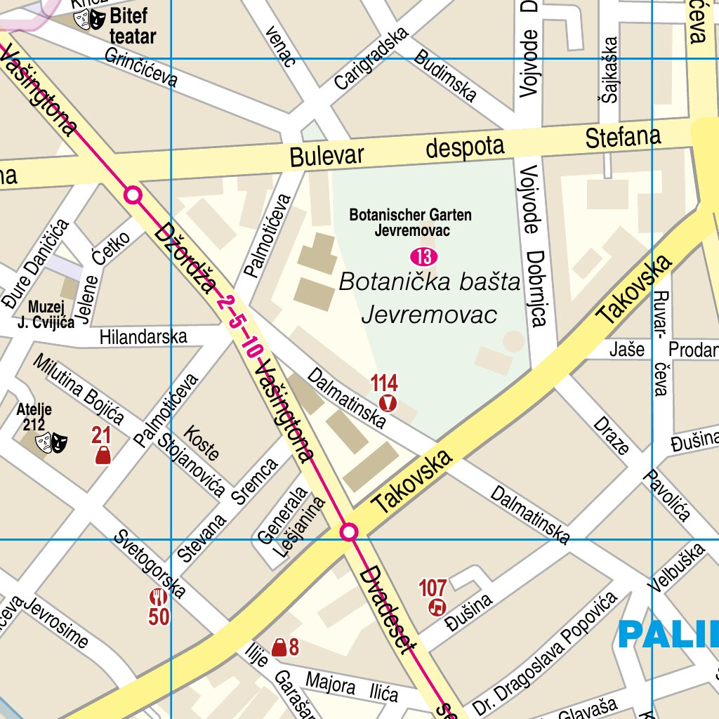 Citymap2 Belgrade 2024 Map by Reise Know-How Verlag Peter Rump GmbH ...