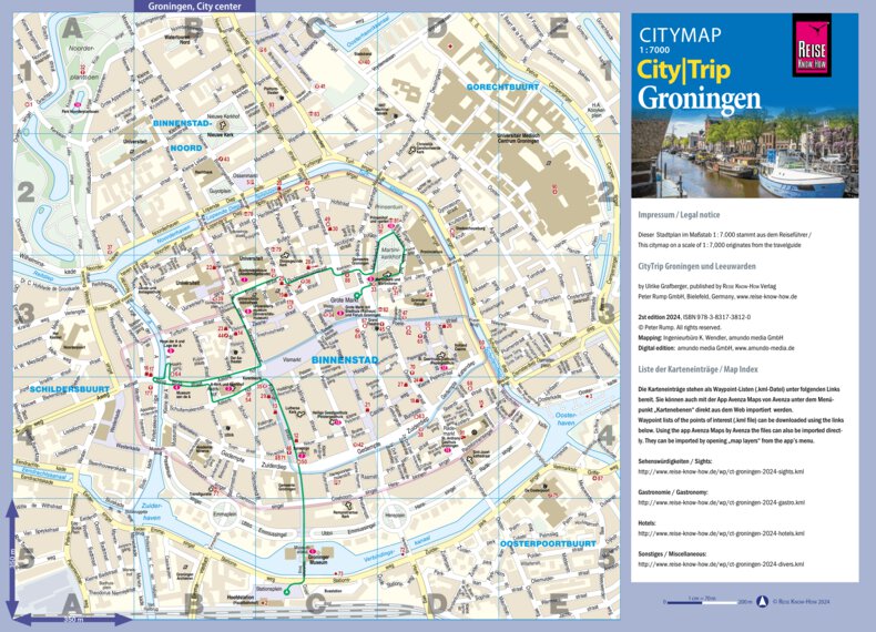 Citymap2 Groningen 2024 Map by Reise Know-How Verlag Peter Rump GmbH ...
