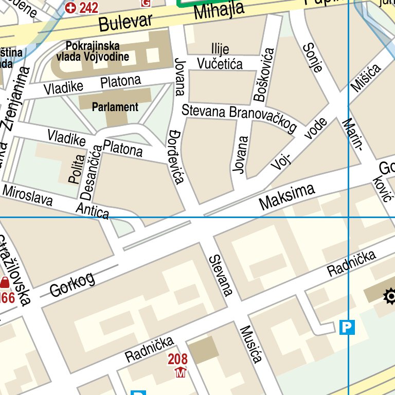 Citymap2 Novi Sad 2024 Map by Reise Know-How Verlag Peter Rump GmbH ...