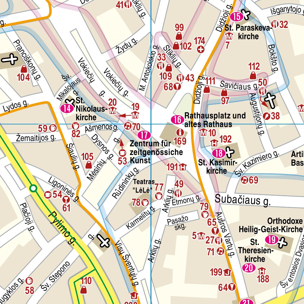 Citymap2 Vilnius 2022 Map by Reise Know-How Verlag Peter Rump GmbH ...