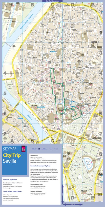 Citymap3 Sevilla 2020 Map by Reise Know-How Verlag Peter Rump GmbH ...
