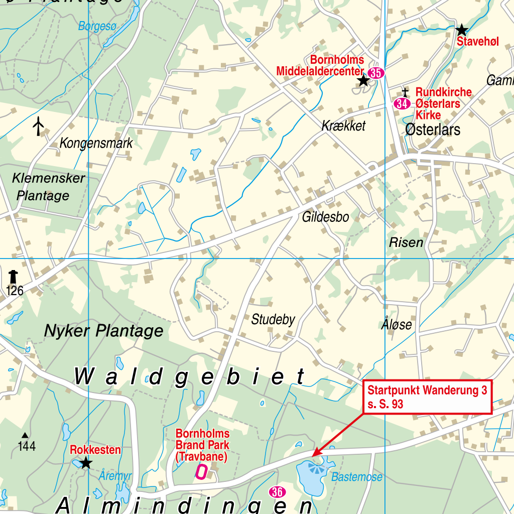 Islandmap Bornholm 2026 Map by Reise Know-How Verlag Peter Rump GmbH ...