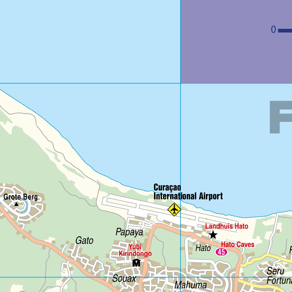 Islandmap Curacao 2019 Map by Reise Know-How Verlag Peter Rump GmbH ...