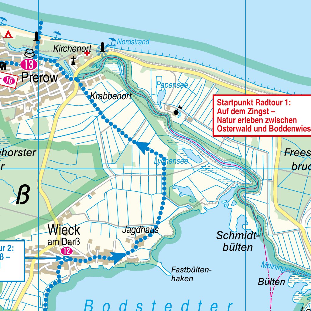 Islandmap Fischland Darss Zingst 2020 Map by Reise Know-How Verlag ...