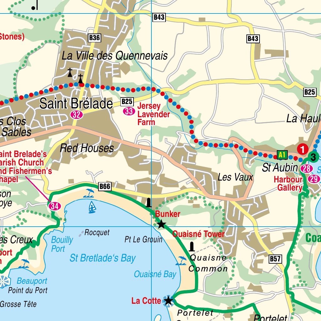 Islandmap Jersey 2020 Map by Reise Know-How Verlag Peter Rump GmbH ...