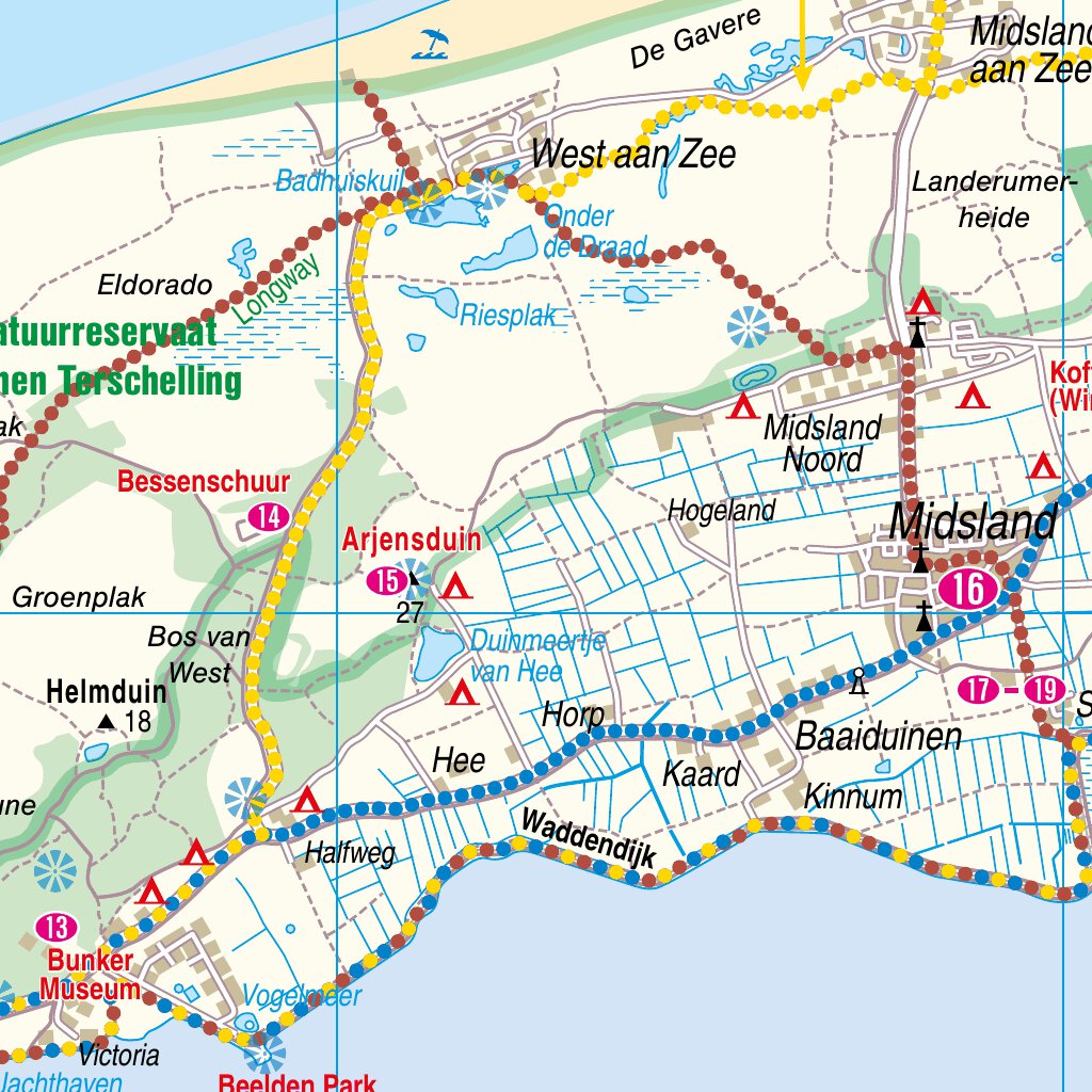 Islandmap Terschelling 2022 Map by Reise Know-How Verlag Peter Rump ...