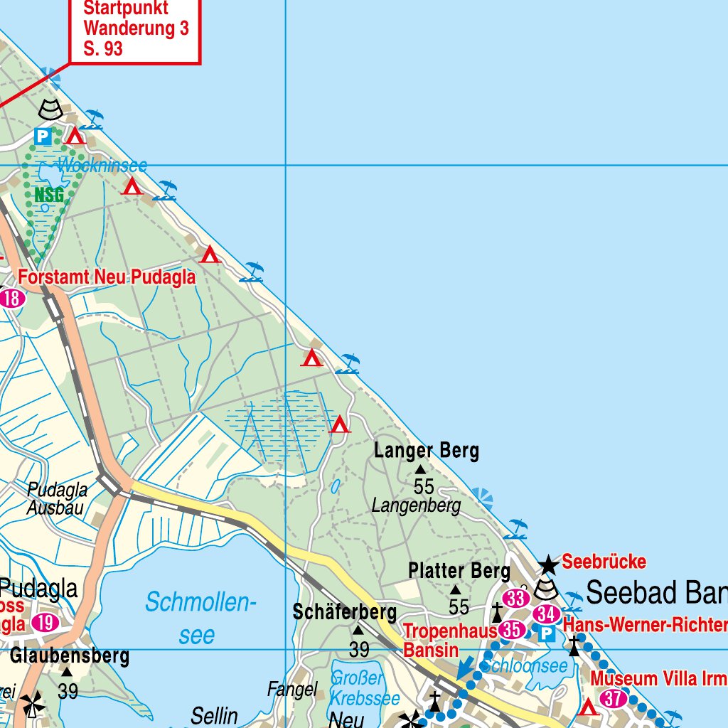 Islandmap Usedom 2021 Map by Reise Know-How Verlag Peter Rump GmbH ...