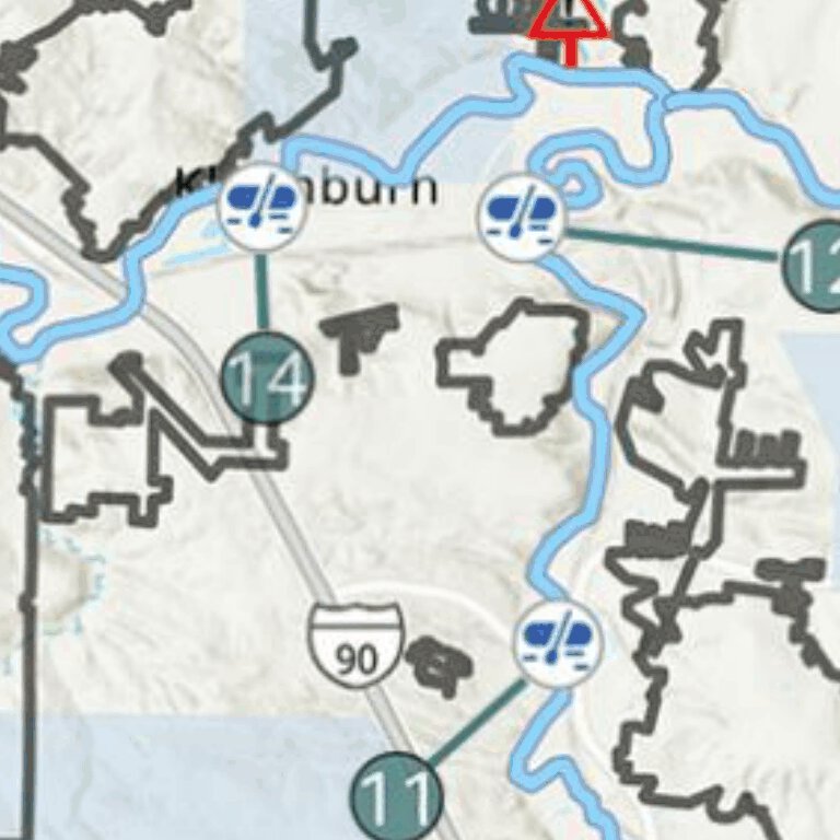 Tongue River Water Trail Overall Map by RESPEC | Avenza Maps