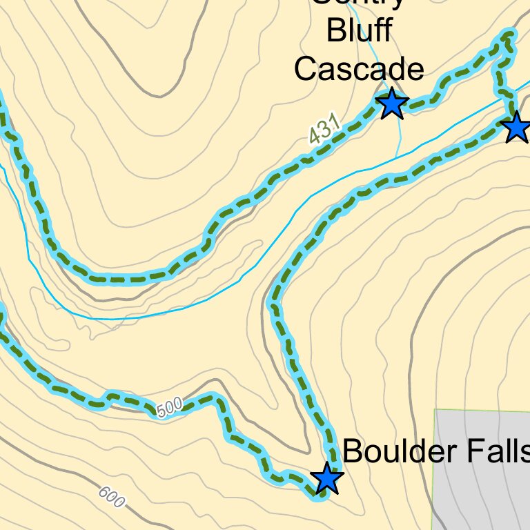 Bell Smith Springs One-Day Hike Map by River to River Trail Society ...