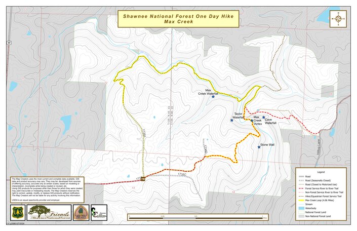 Max Creek One-Day Hike Map by River to River Trail Society | Avenza Maps