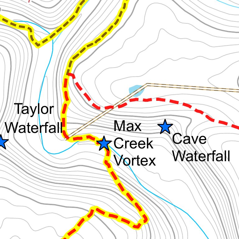 Max Creek One-Day Hike Map by River to River Trail Society | Avenza Maps