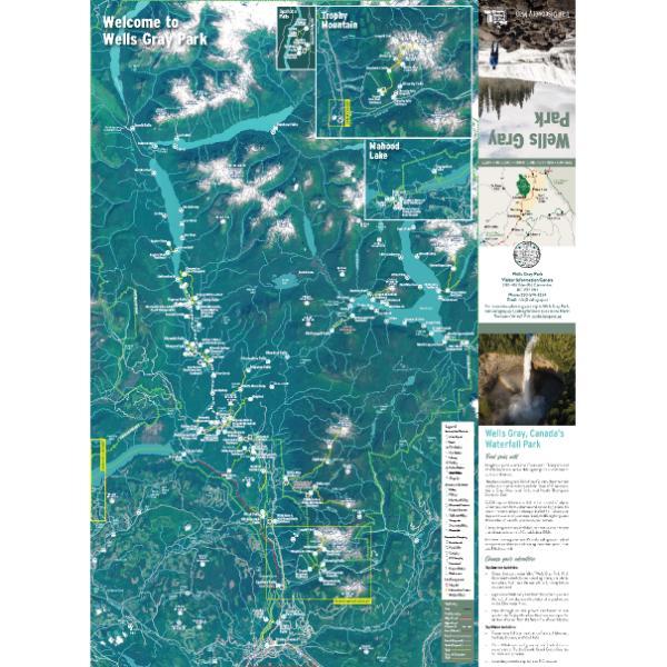 Wells Gray Trails Discovery Map 2024 by RMV Publications Ltd. | Avenza Maps