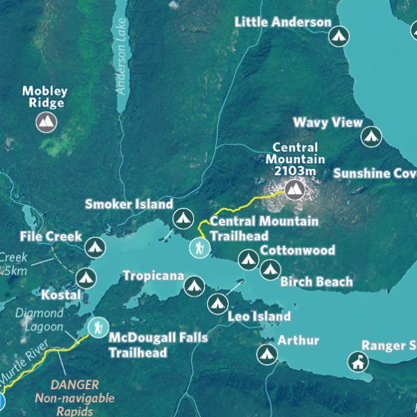 Wells Gray Trails Discovery Map 2024 by RMV Publications Ltd. | Avenza Maps
