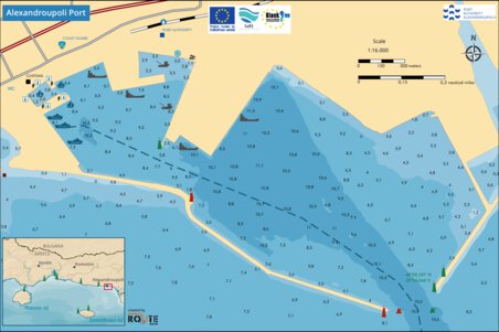 Alexandroupoli Port | ROUTE maps Map by ROUTE maps | Avenza Maps