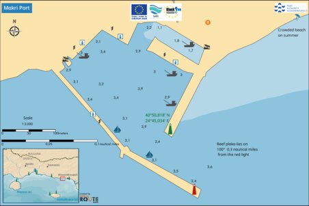 Makri Port, Greece | ROUTE maps Map by ROUTE maps | Avenza Maps