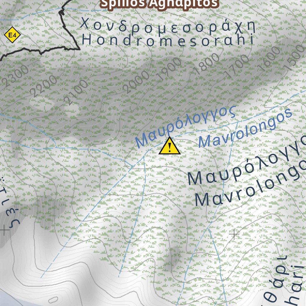ROUTE maps Ski Mountaineering Olympus Map by ROUTE maps | Avenza Maps