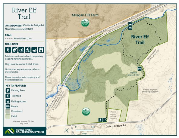 RRCT River Elf Trail Map 2025 by Royal River Conservation Trust ...