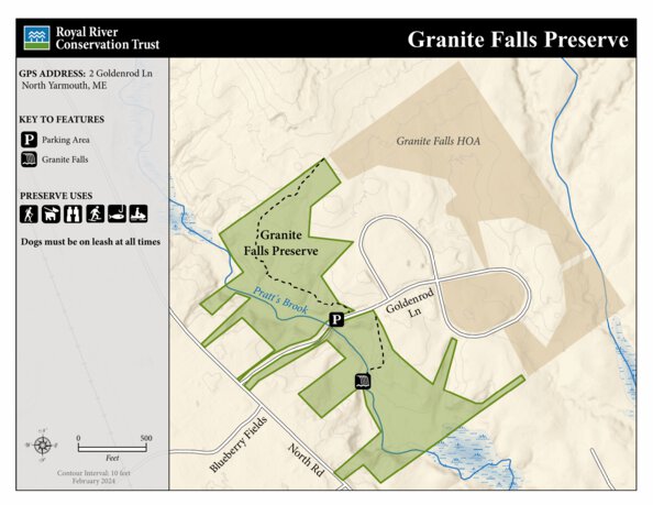 RRCT Granite Falls Preserve 2024 Kiosk Map by Royal River Conservation ...