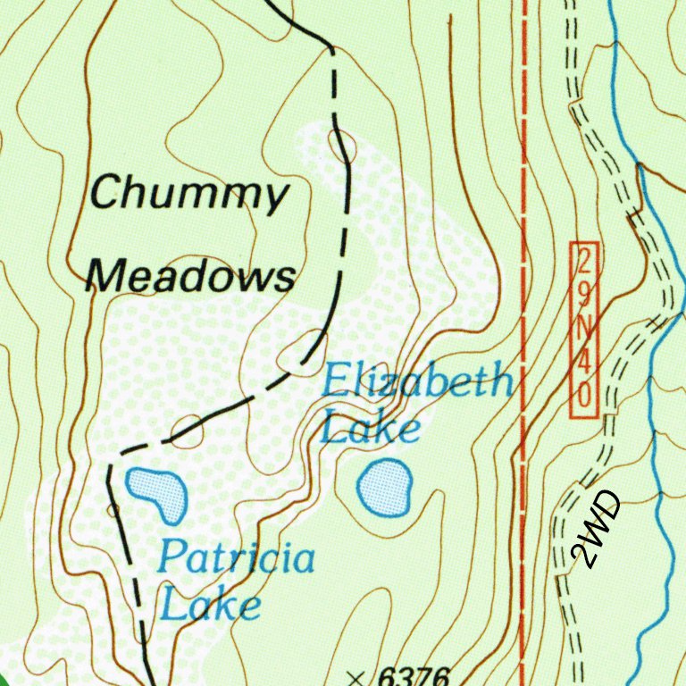 Blue Lake trail Map by Sacramento Valley Hiking Conference | Avenza Maps