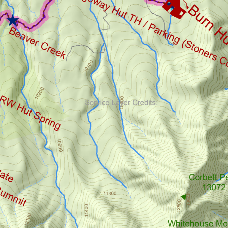 Sneffels Traverse East Side (Ouray) Map by San Juan Huts System ...