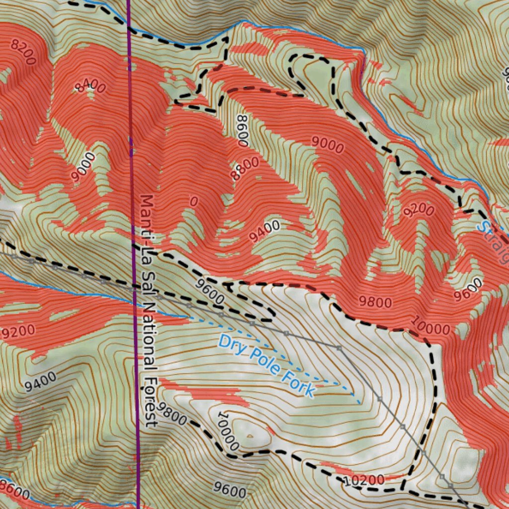 Central Skyline Snowmobile Complex Map by Sanpete County, Utah | Avenza ...