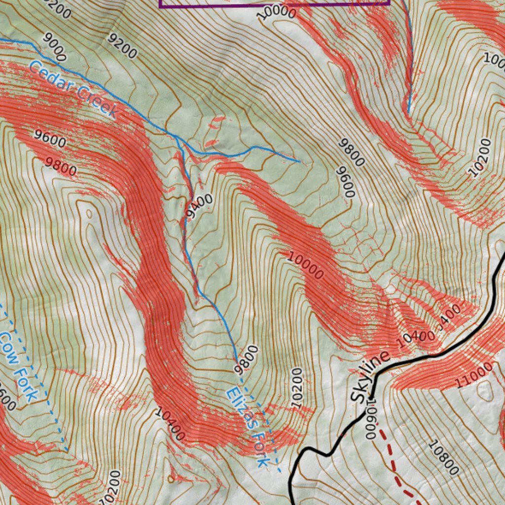 Central Skyline Snowmobile Complex Map by Sanpete County, Utah | Avenza ...