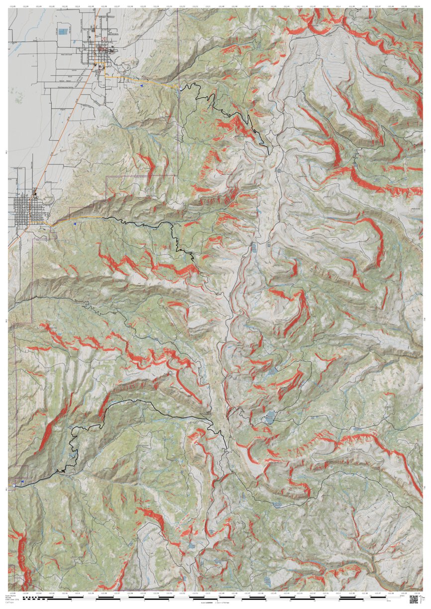 South Skyline Snowmobile Complex Map by Sanpete County, Utah | Avenza Maps
