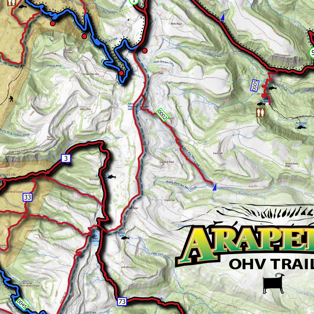 Utah Arapeen OHV Trail System Area Map by Sanpete County, Utah | Avenza ...