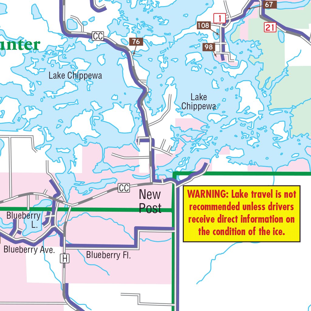 Sawyer County, WI ATV/UTV Trails and Routes Map by Sawyer County ...