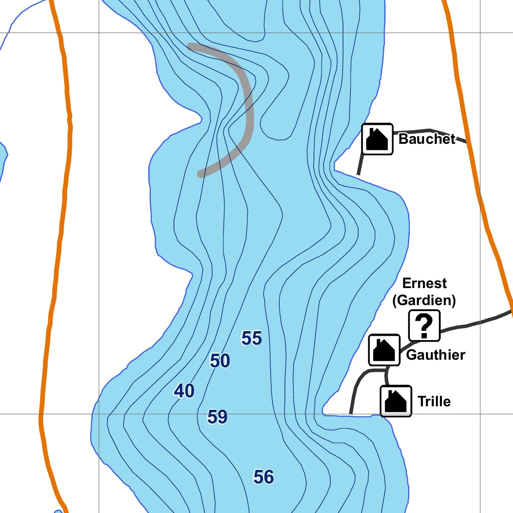 Lac Ernest (Papineau-Labelle) Map by Sepaq | Avenza Maps