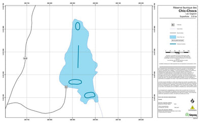 Lac Gagnon (Chic-Chocs) Map by Sepaq | Avenza Maps