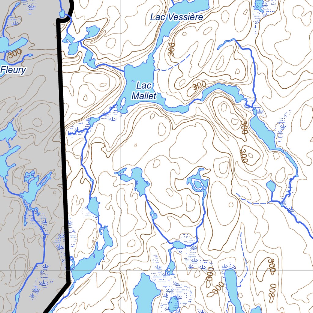 Parc national d'Opémican : Carte générale Map by Sepaq | Avenza Maps