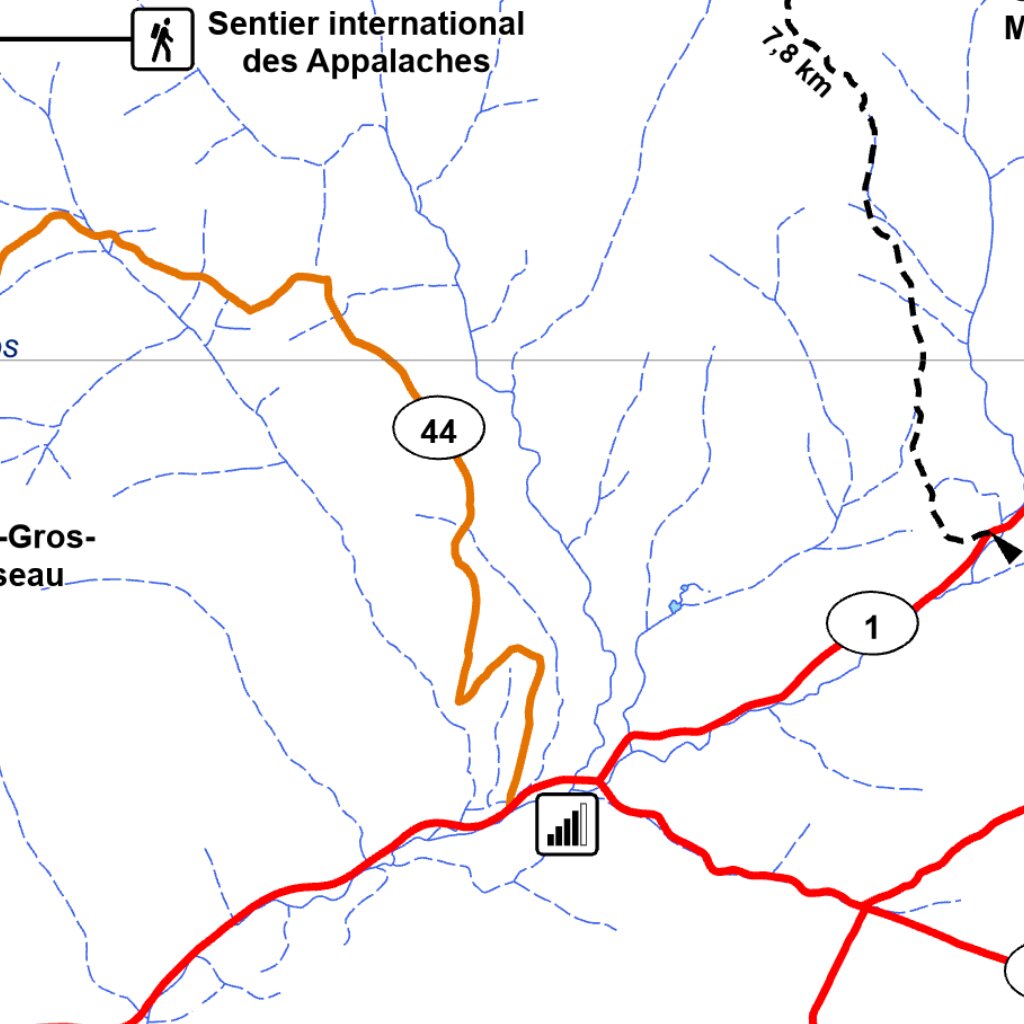 Réserve faunique de Matane : Carte générale Map by Sepaq | Avenza Maps