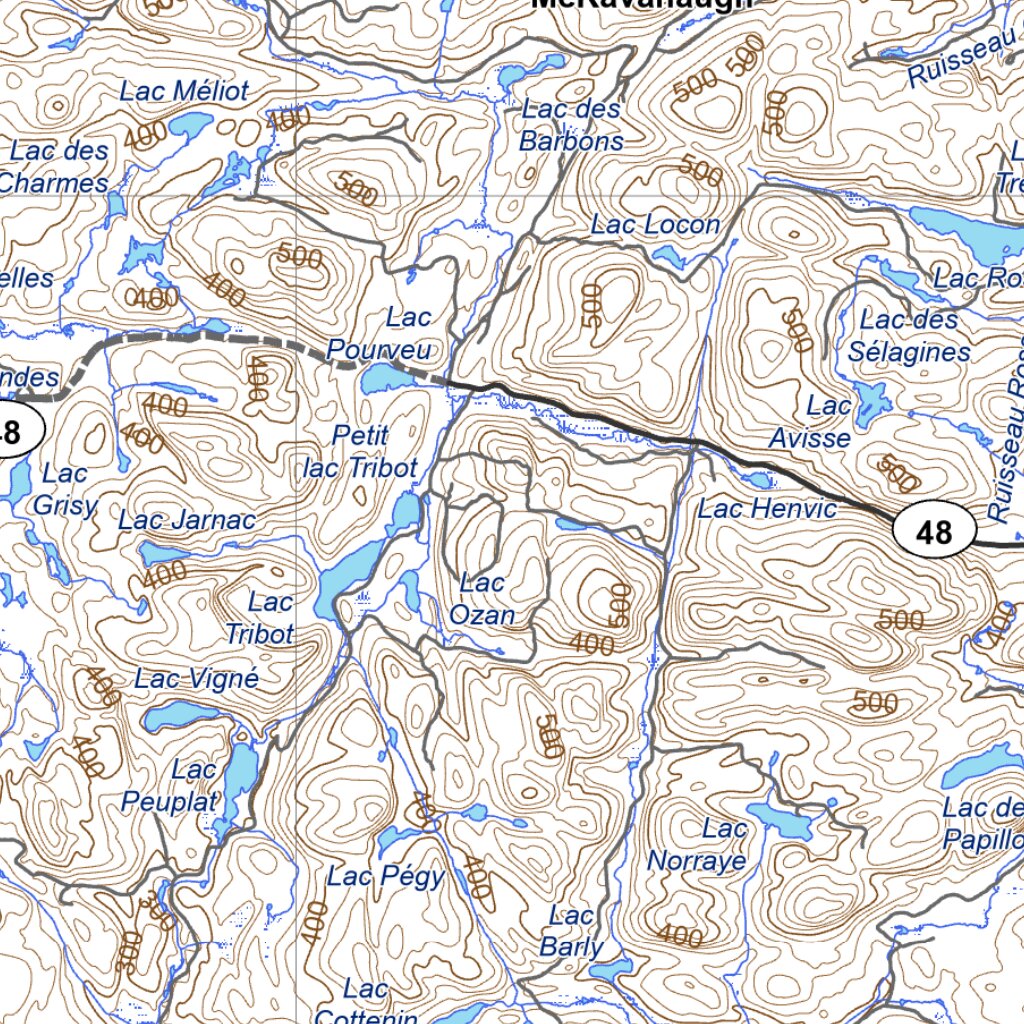 Réserve faunique de Papineau-Labelle : Carte générale de chasse au ...