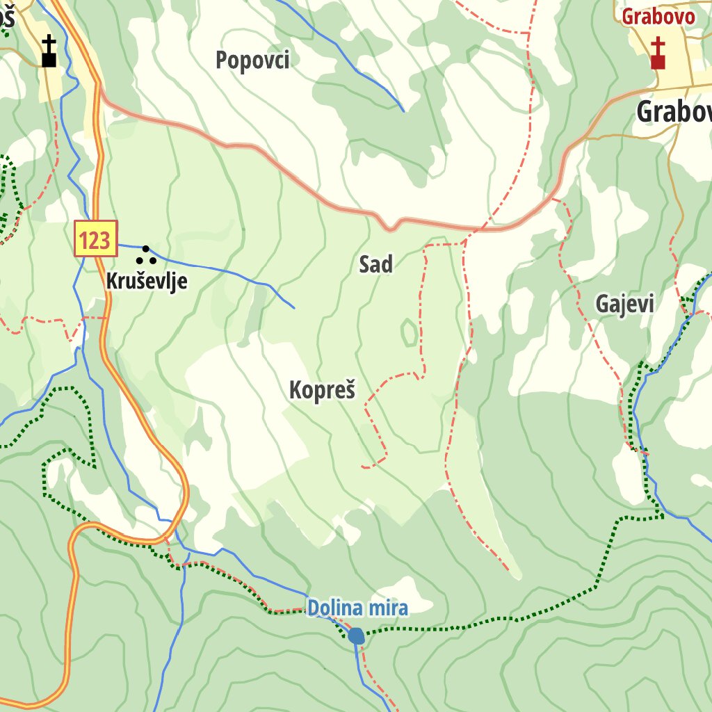 Fruška Gora (Serbia) Map by Serbiamap.Net | Avenza Maps
