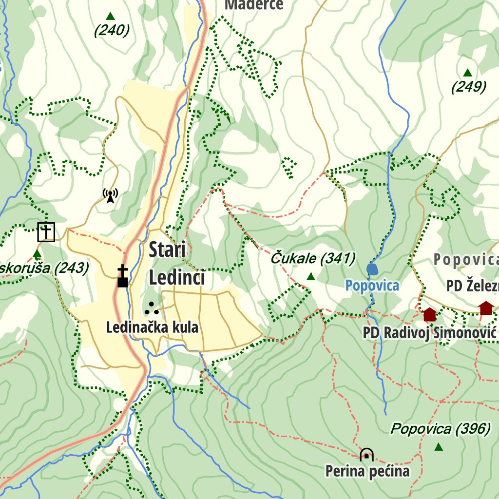 Fruška Gora (Serbia) Map by Serbiamap.Net | Avenza Maps