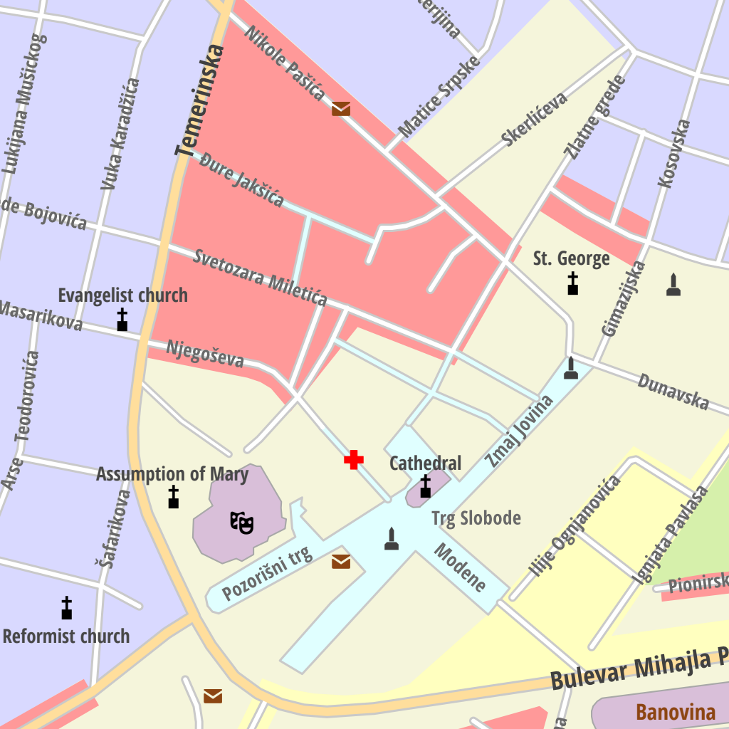 Novi Sad (Serbia) Street Map by Serbiamap.Net | Avenza Maps