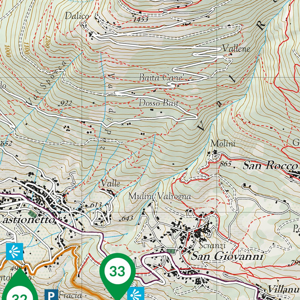 Via Dei Terrazzamenti da Sondrio a Tirano AGG.2021 Map by Sete srl ...