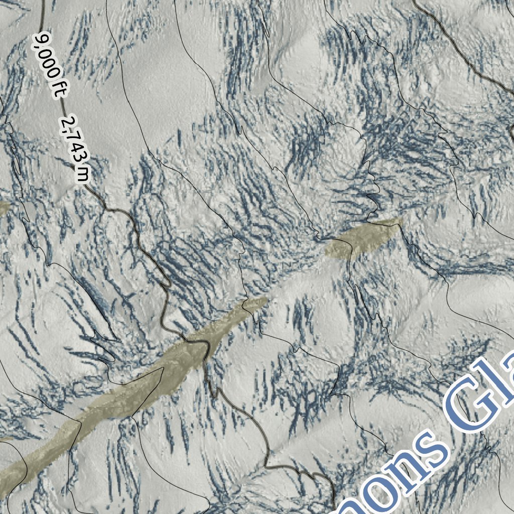 Mount Rainier Climbing Routes (Updated 8/1/2024) Map by Shuksan ...