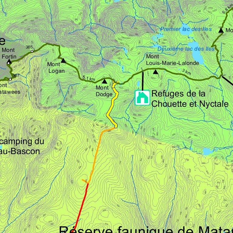 SIA-QC - Chic-Chocs Map by SIA-QC | Avenza Maps