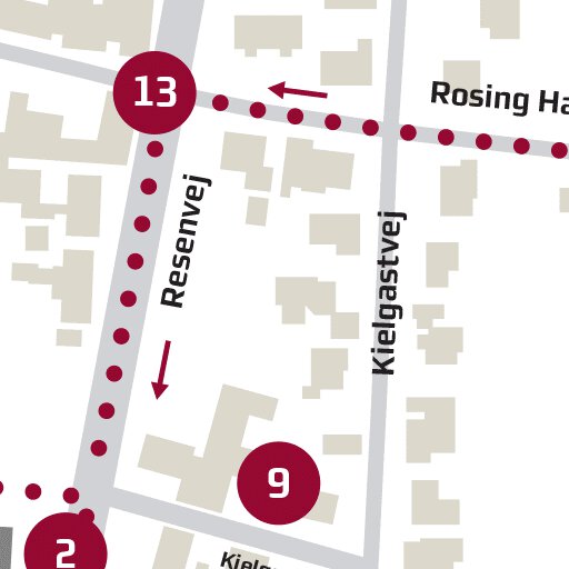Anlægsruten Map by Skive Neurorehabilitering | Avenza Maps