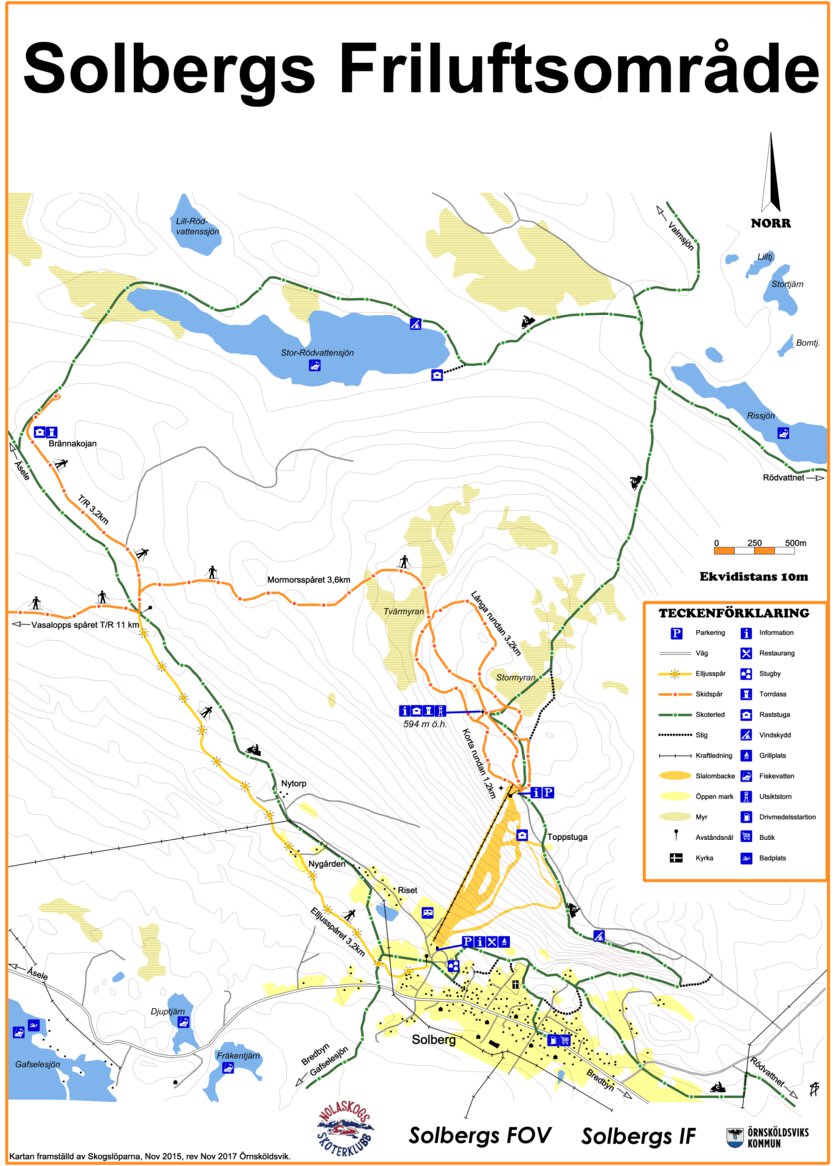 Solbergs Friluftsområde Map by Skogsloparna | Avenza Maps